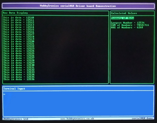 A Serial VGA Adapter
